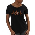 wholesale ECG design w/ astros logo rhinestone iron on transfer - Peakemb
