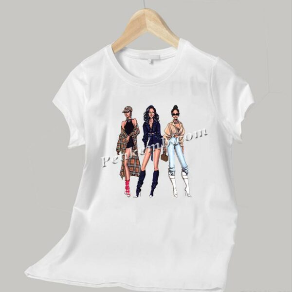 wholesale 3 girls hot heat iron on transfer - Peakemb