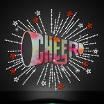 cheer custom screen printed rhinestone transfers - Peakemb