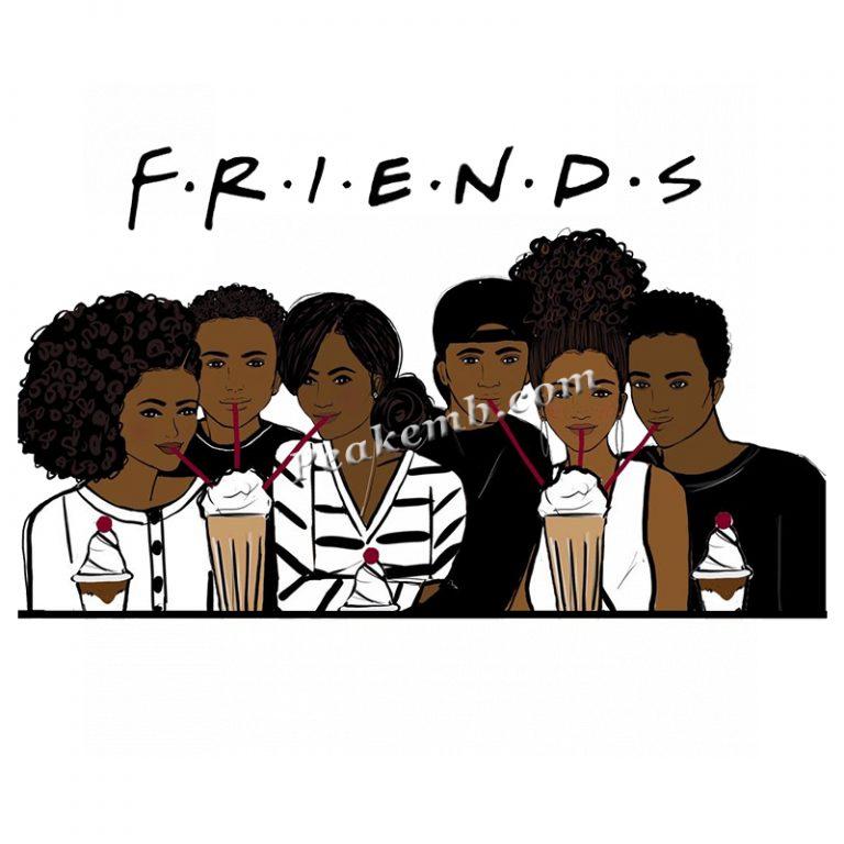 wholesale FRIENDS 6 people heat iron on transfer for t shirts - Peakemb