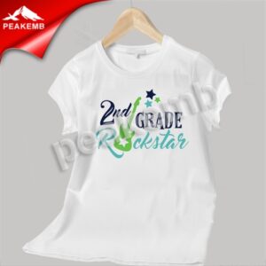 Back to School 2nd Grade Rockstar Second Grade Heat Transfer design ...