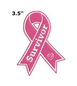 #wholesale Breast Cancer Awareness Pink Ribbon Heart Hope Iron On - Peakemb