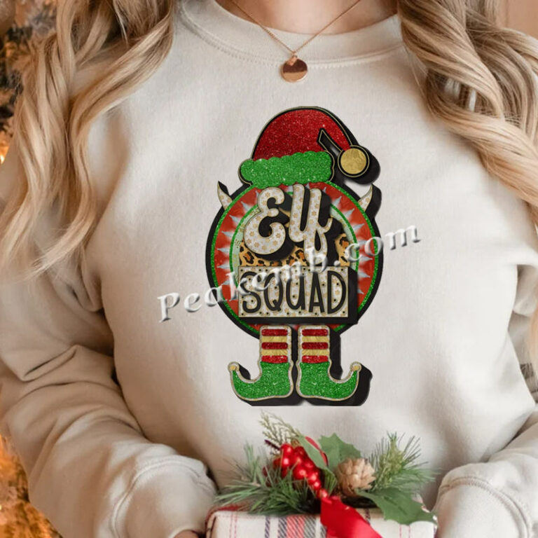 Christmas Elf Squad DTF Transfers Christmas Elf Ready to Print Leopard ...
