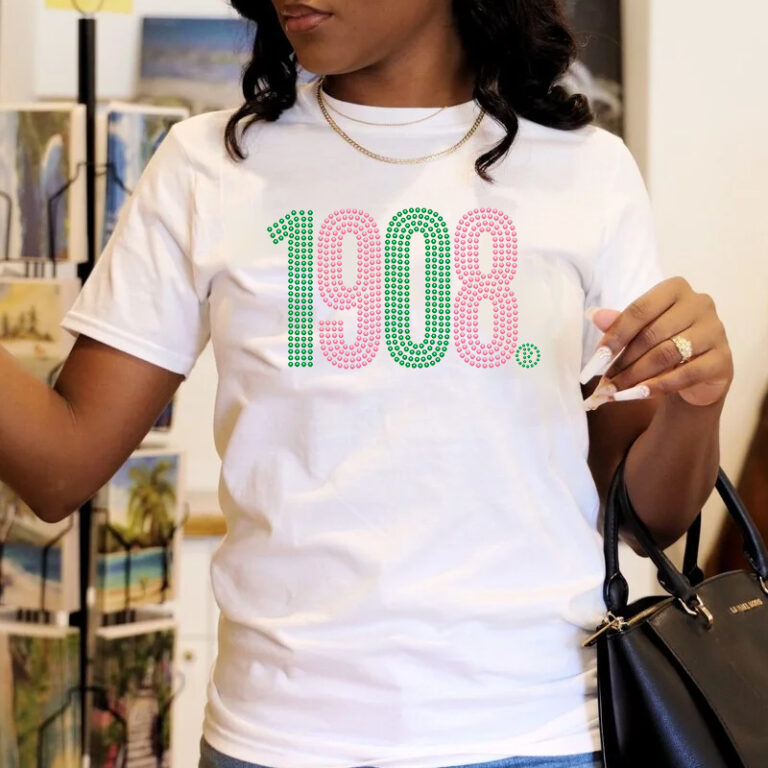 Wholesale (Alpha Kappa Alpha) 1908 pearl t shirt iron on transfers ...